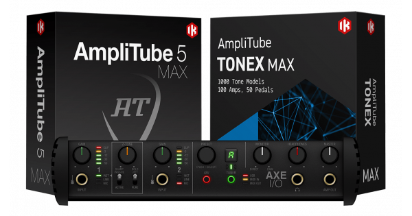 IK Multimedia AXE I/O 錄音介面 + AmpliTube 5 MAX + TONEX MAX Bundle